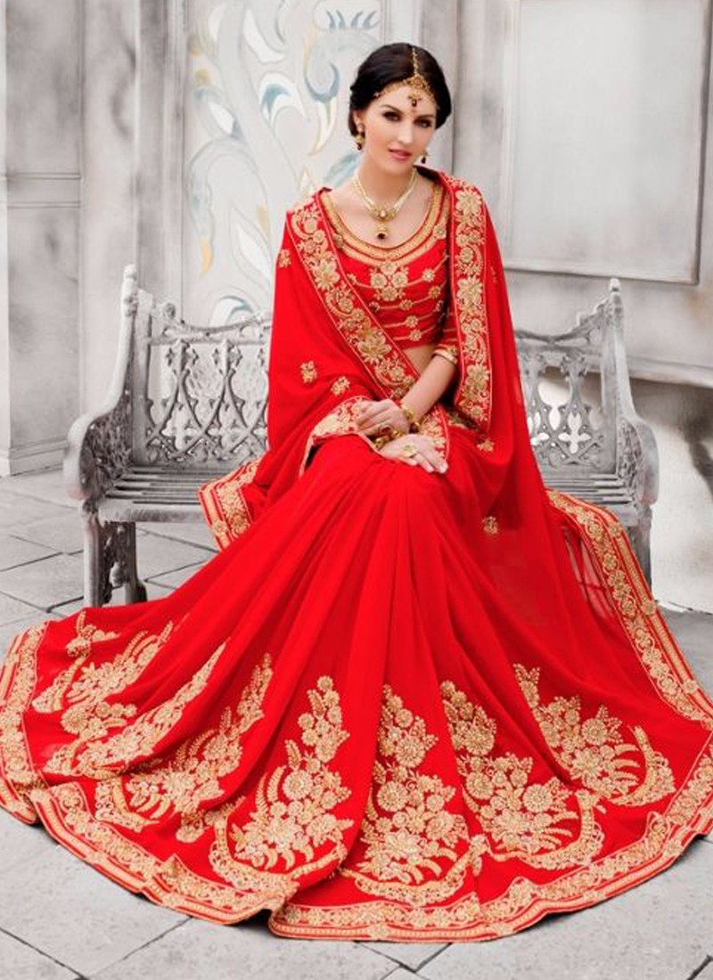 Wedding Saree Designs 2017 | Indian Traditional Wedding Sarees - PK Vogue
