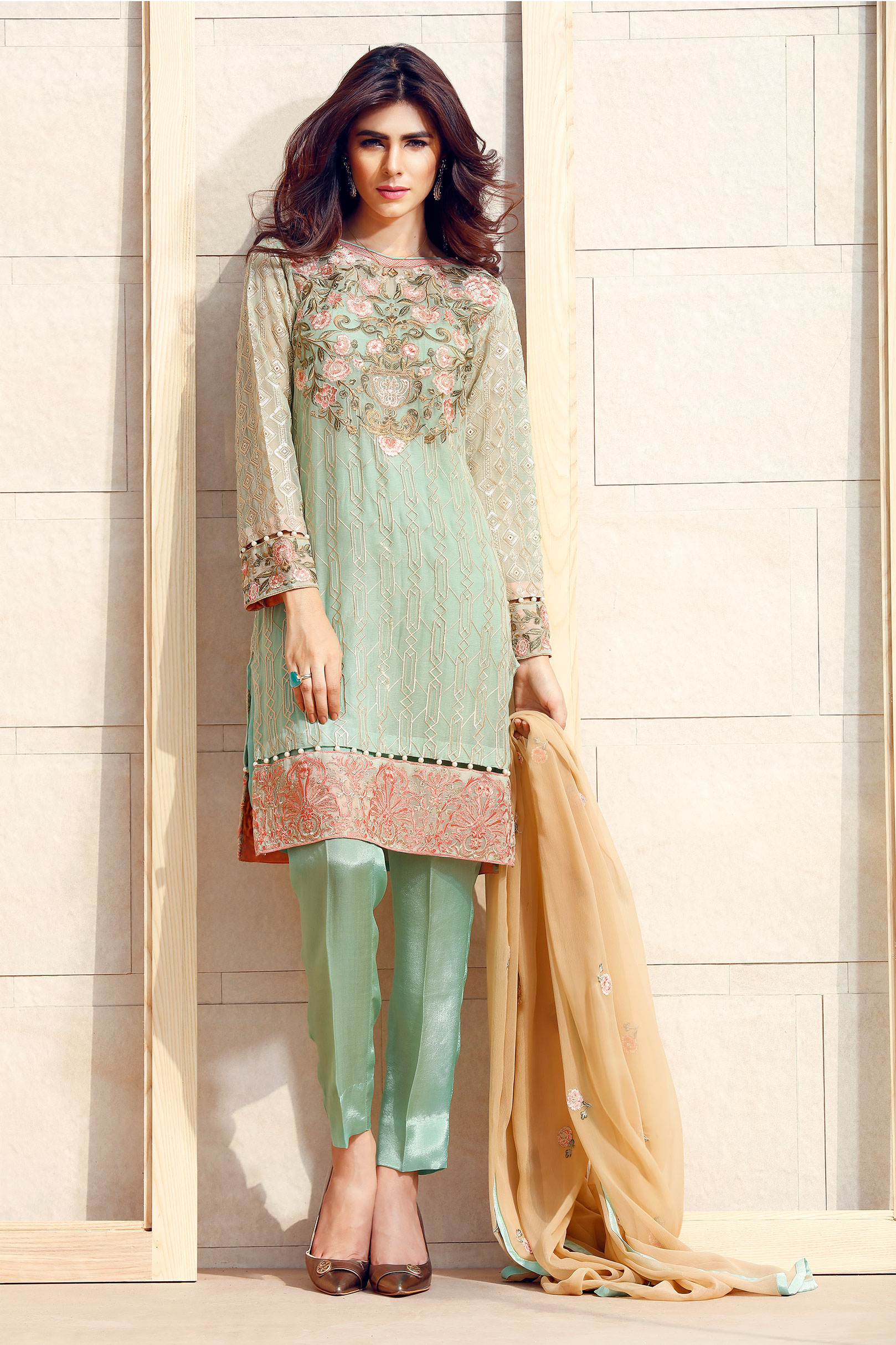 Baroque Festive Edition Luxury Chiffon Collection 2017/18 - PK Vogue